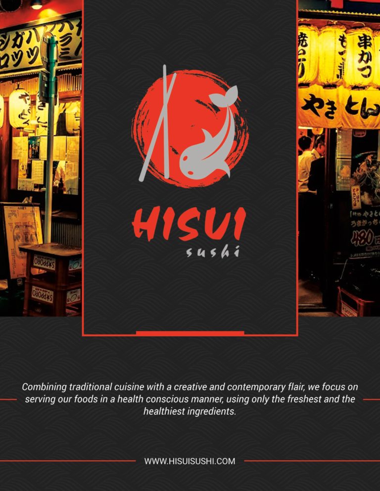 Menu | Hisui Sushi
